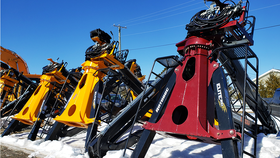 Rotobec Logo NEW BIK DEBRIS CRANE SERIES DC 910E ON KENWORTH T800 BY